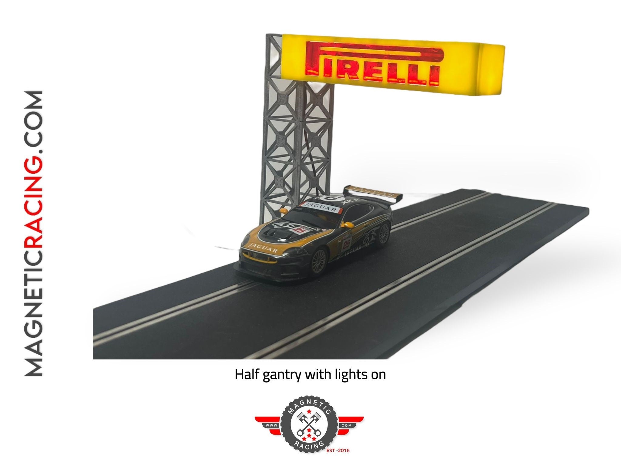 Magnetic Racing MRA070-Pir - Light up Half Gantry Kit (PIRELI) – Slot ...
