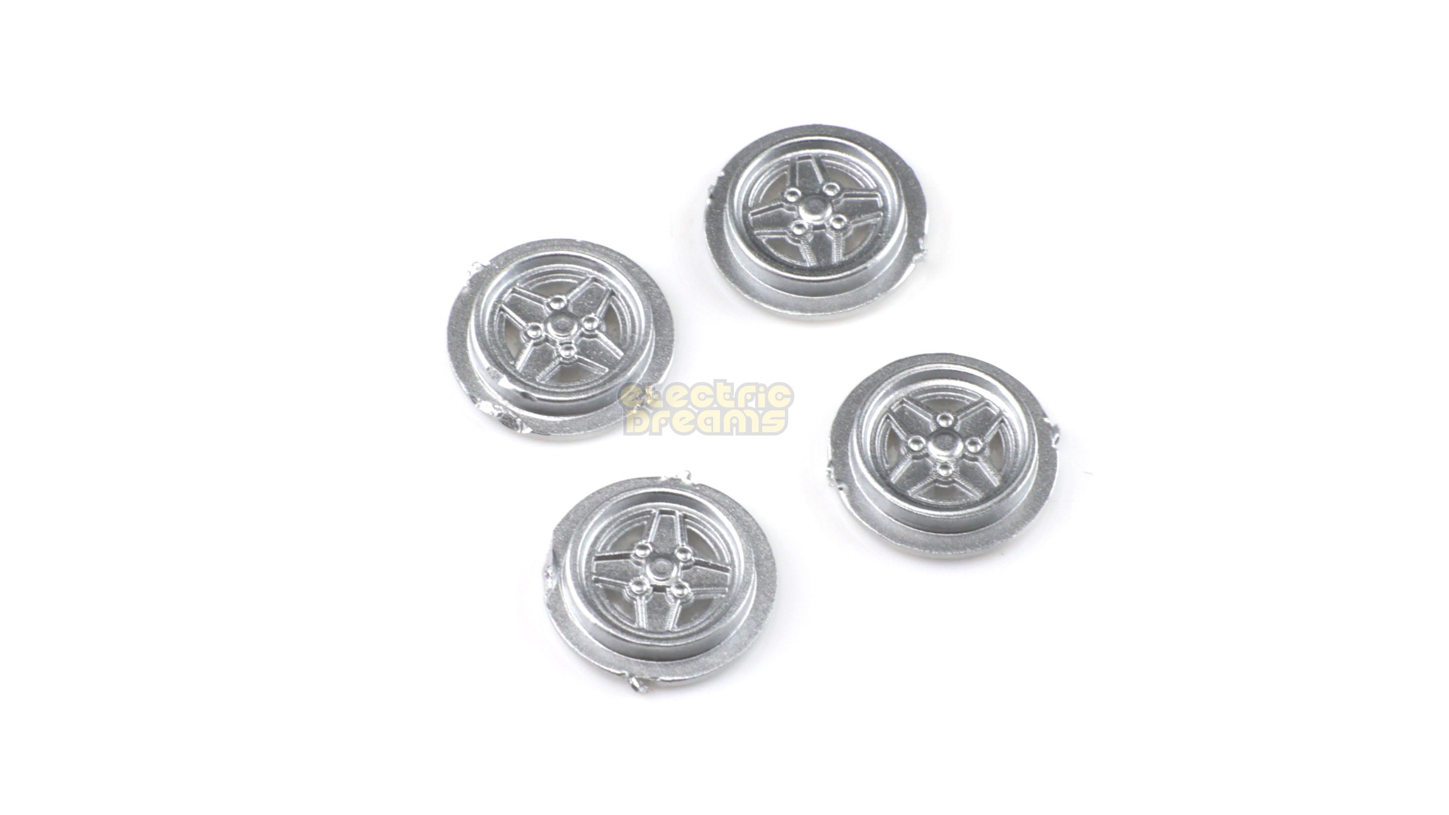 TeamSlot T13011 - 13mm Pro Wheel Inserts - Tapacubo Ford MKII RS Silve ...