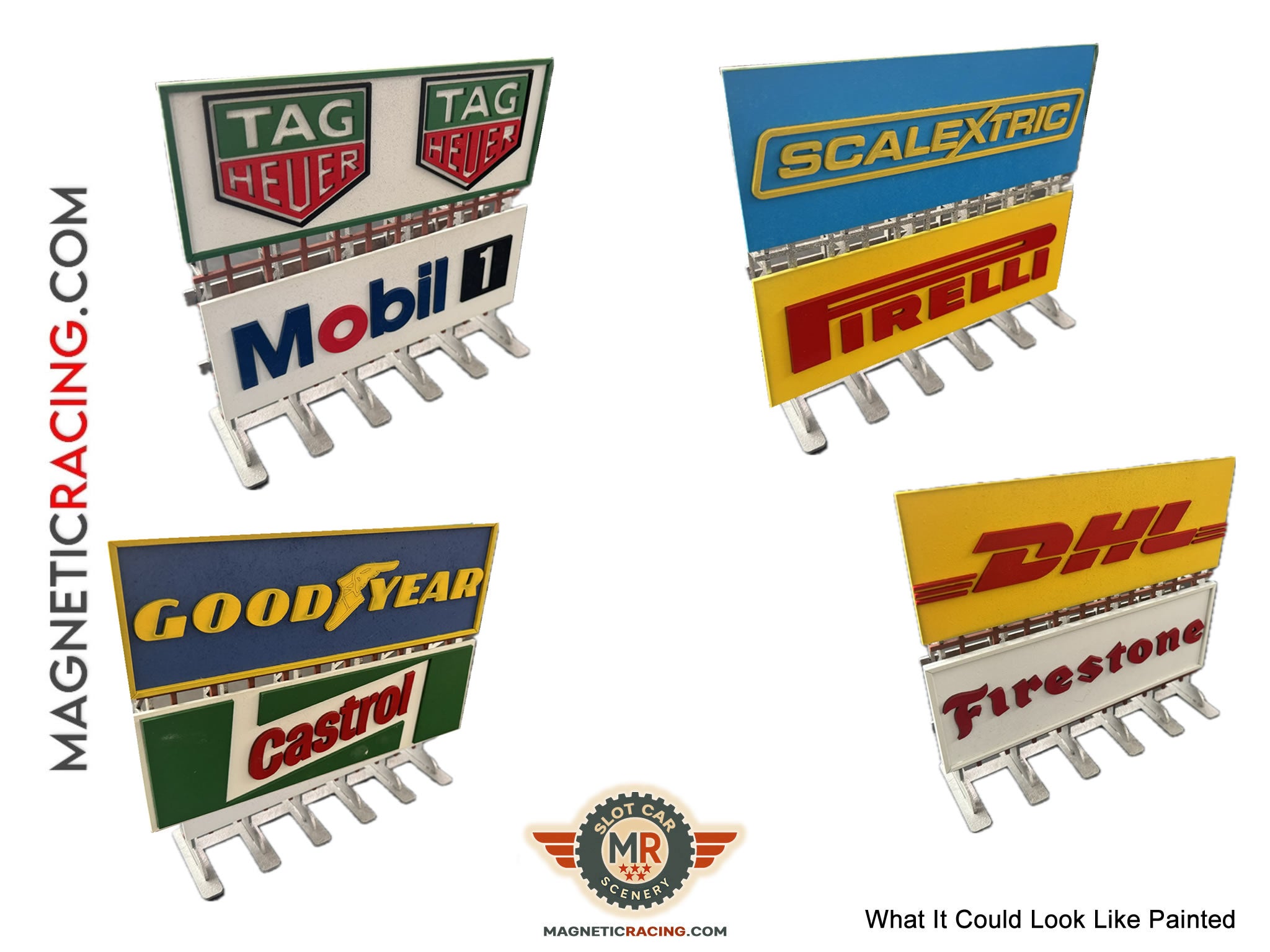Magnetic Racing MRA163 - Double Stack Billboard – Slot Car Supply