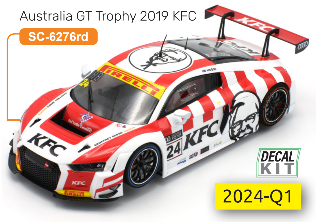 Scaleauto SC-6276rd - PRE-ORDER NOW!!! - Audi R8 LMS GT3 - KFC #24 ...