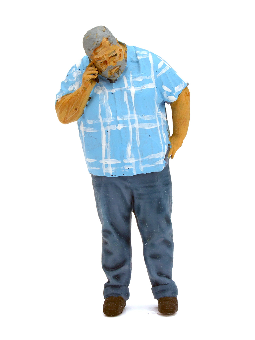 Tara Figures TAR025 - Older Man on Phone Call – Slot Car Supply