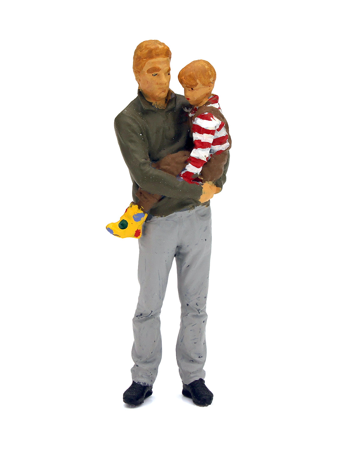 Tara Figures TAR039 - Father Holding Child – Slot Car Supply